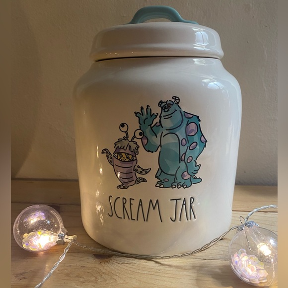 Rae Dunn | Kitchen | Rae Dunndisney Monsters Inc Cookie Jar Scream Jar ...